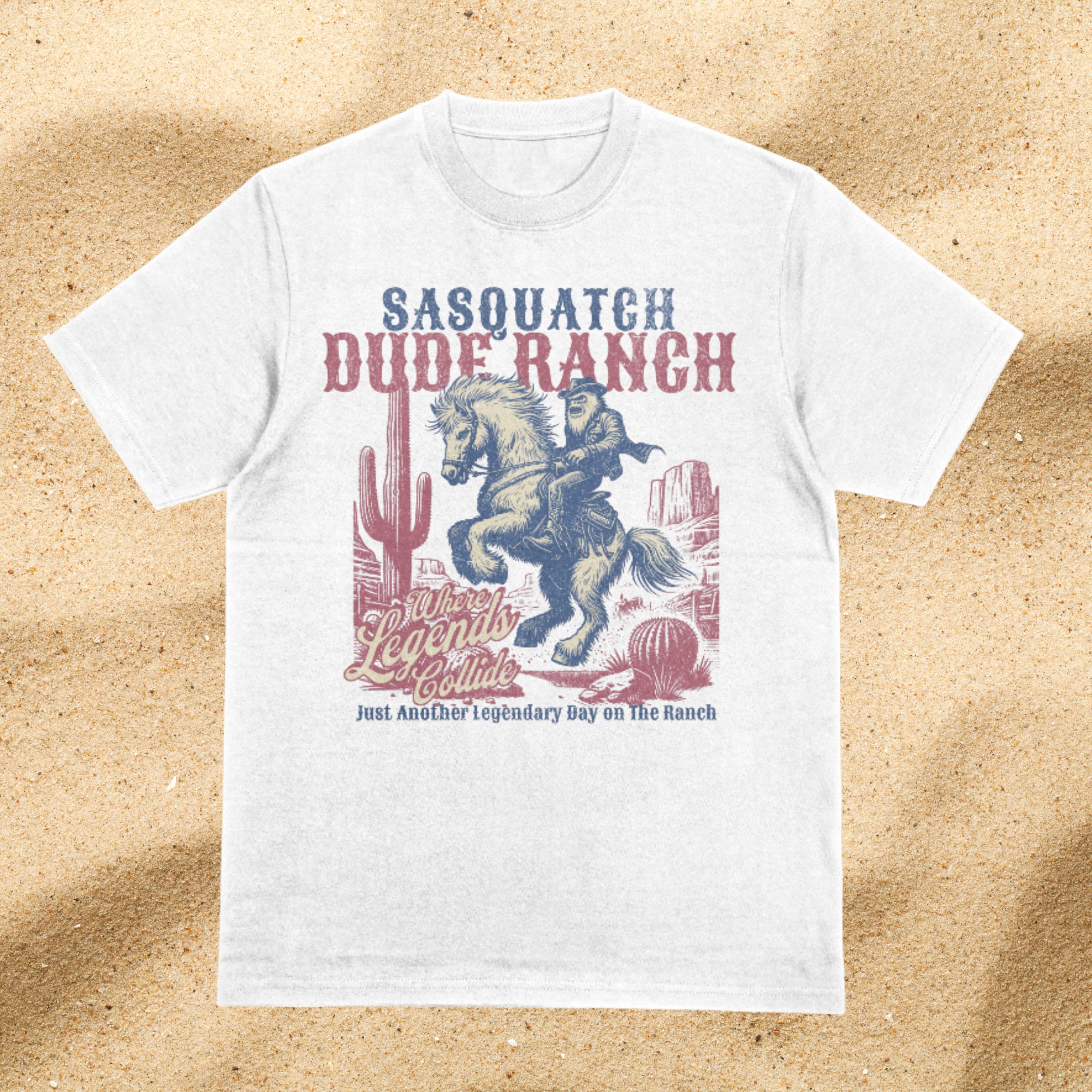 Sasquatch Dude Ranch Shirt Cowboy Shirt Bigfoot Shirt Cryptozoology ...