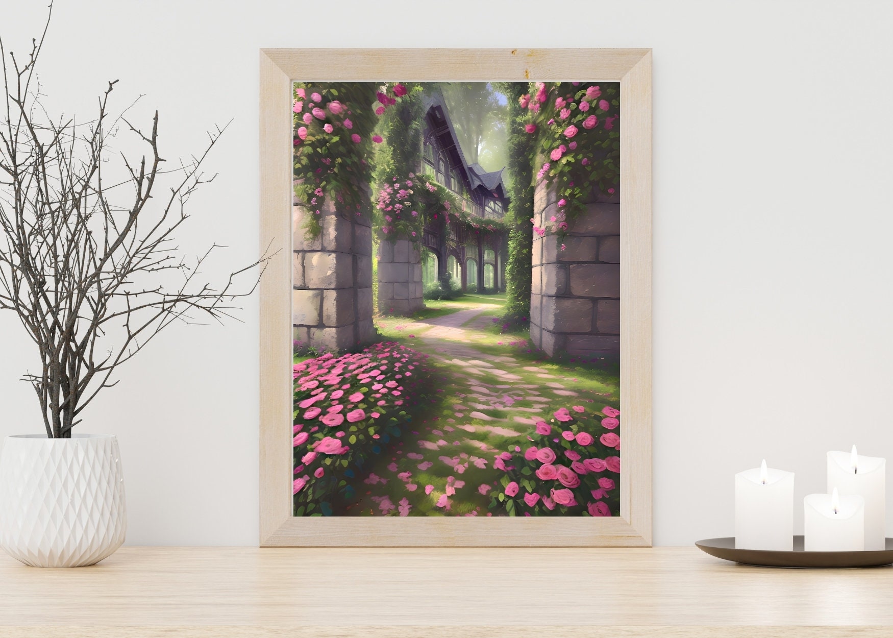 ACOTAR Art Print: Enchanting SPRING COURT Landscape, Fey Inspired Wall ...