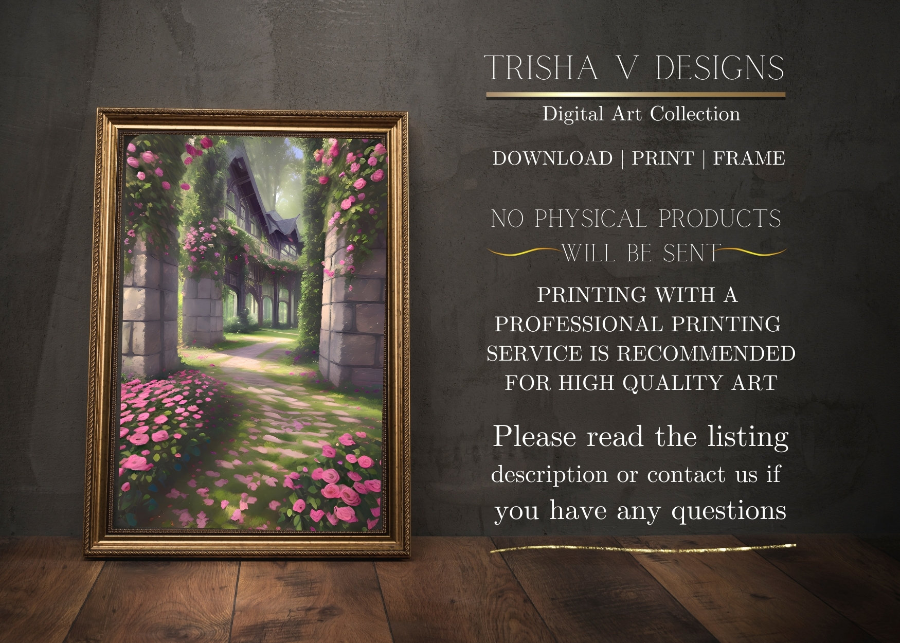 ACOTAR Art Print: Enchanting SPRING COURT Landscape, Fey Inspired Wall ...