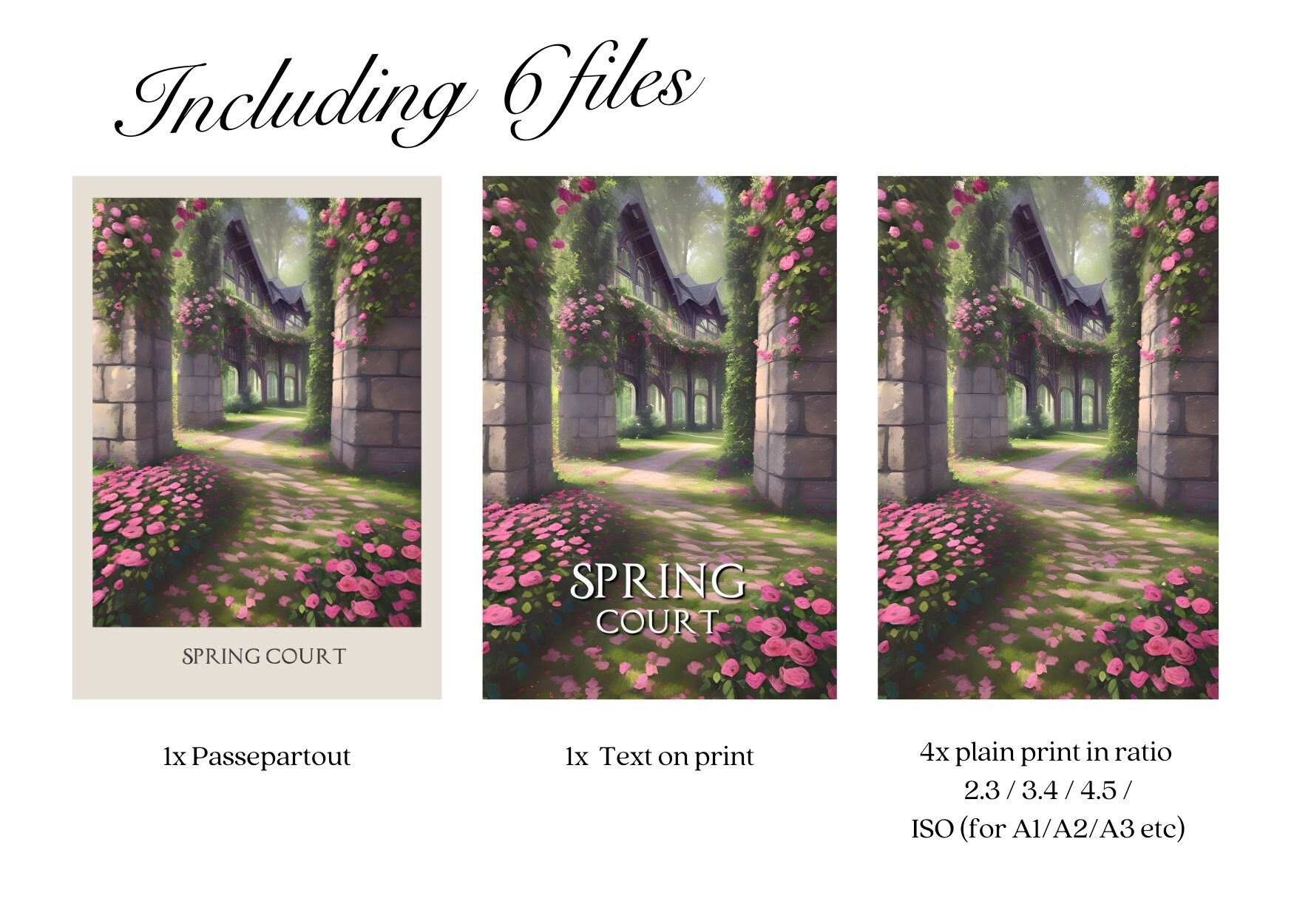 ACOTAR Art Print: Enchanting SPRING COURT Landscape, Fey Inspired Wall ...