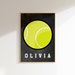 Set of 3 Tennis Wall Art Prints Personalized, Custom Tennis Prints Boys ...