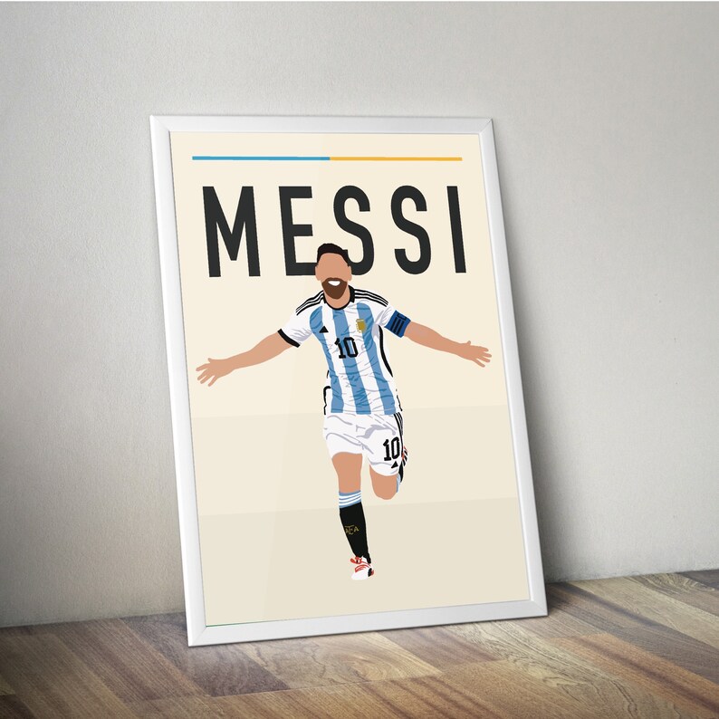 Football Stars Poster Set, Minimalist Soccer Art (digital Download) - Etsy