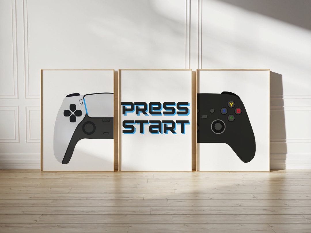 Gaming Room Decor, Gamer Poster Set, Gaming Wall Art, Gaming Gift ...