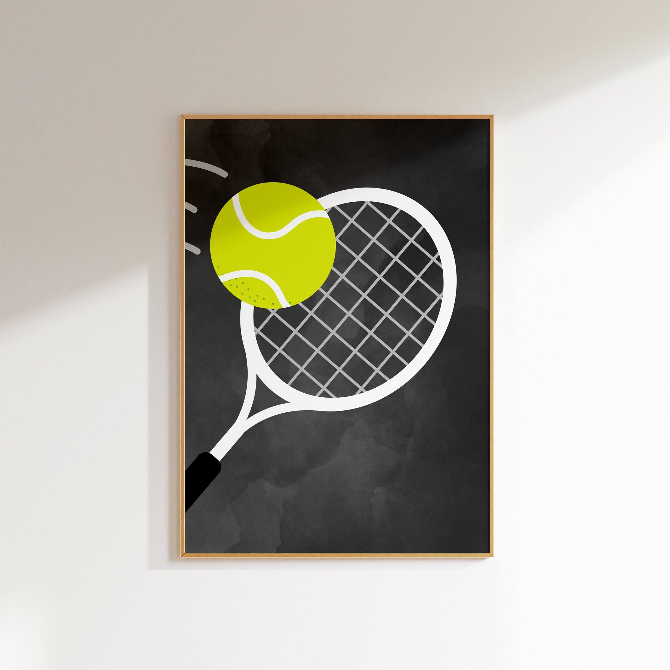 Set of 3 Tennis Wall Art Prints Personalized, Custom Tennis Prints Boys ...