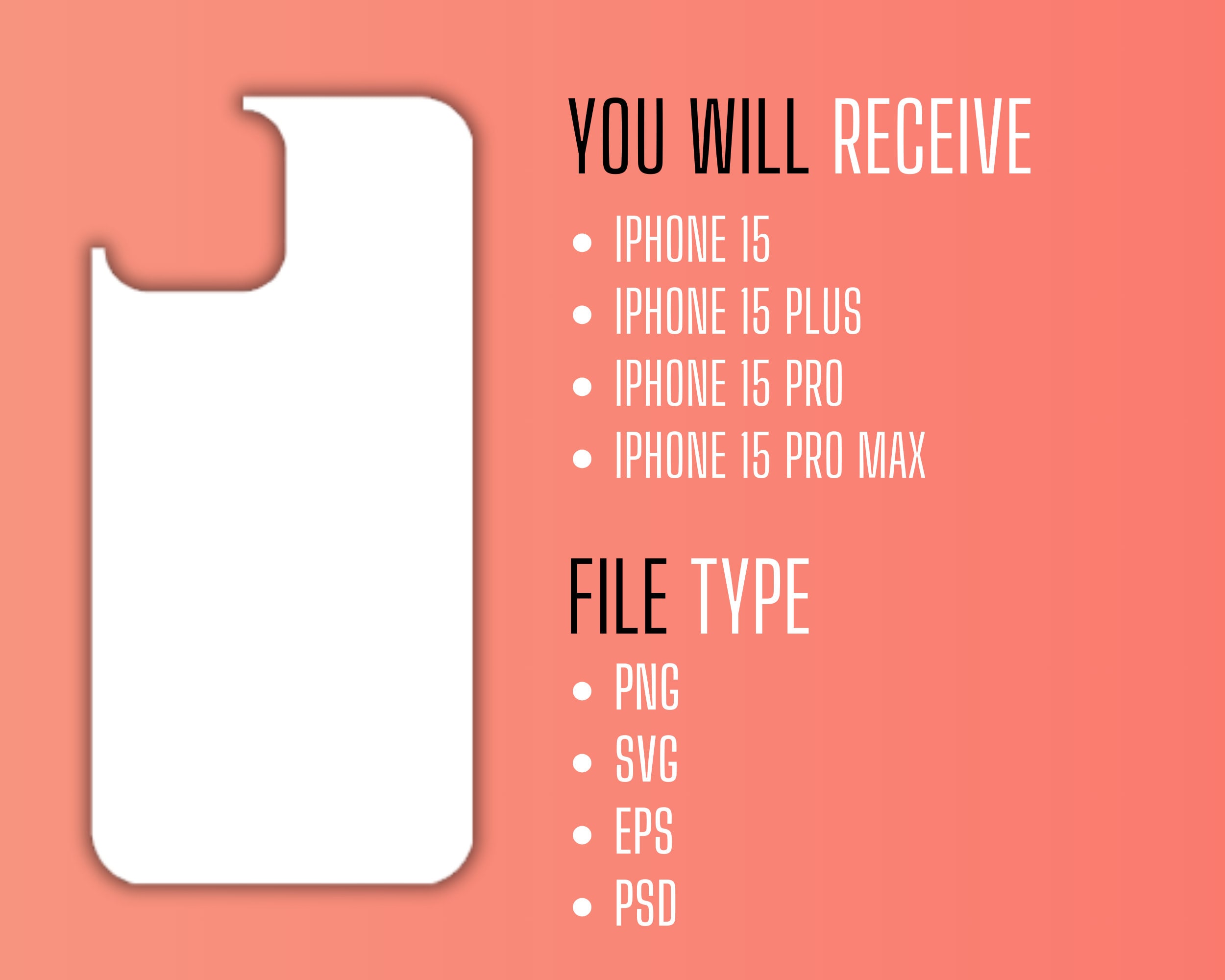 IPhone 15 Case Templates , Phone Case Templates, Blank iPhone 15 Series ...