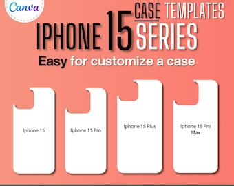 IPhone 15 Case Templates , Phone Case Templates, Blank iPhone 15 Series ...
