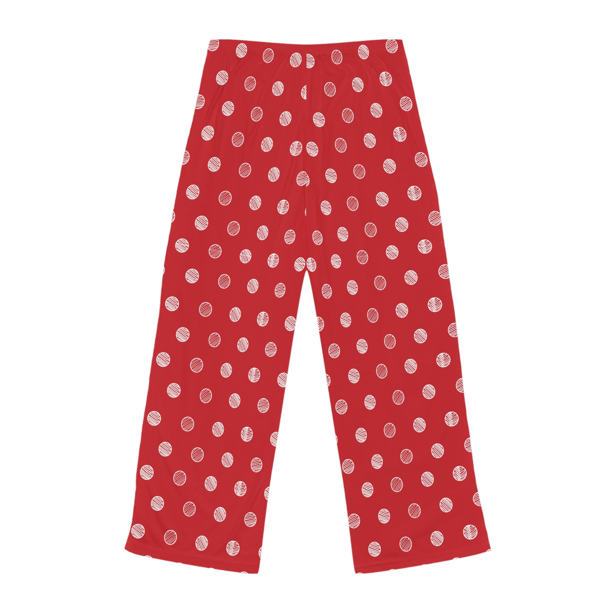 Women's Red With White Polka Dot Pajama Pants - Etsy