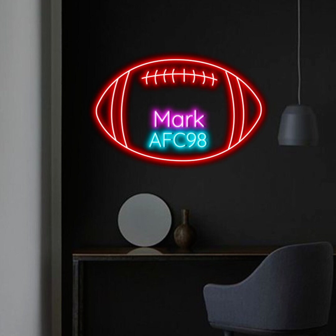 Custom Rugby Name Neon Sign Rugby Player Neon Rugby LED - Etsy