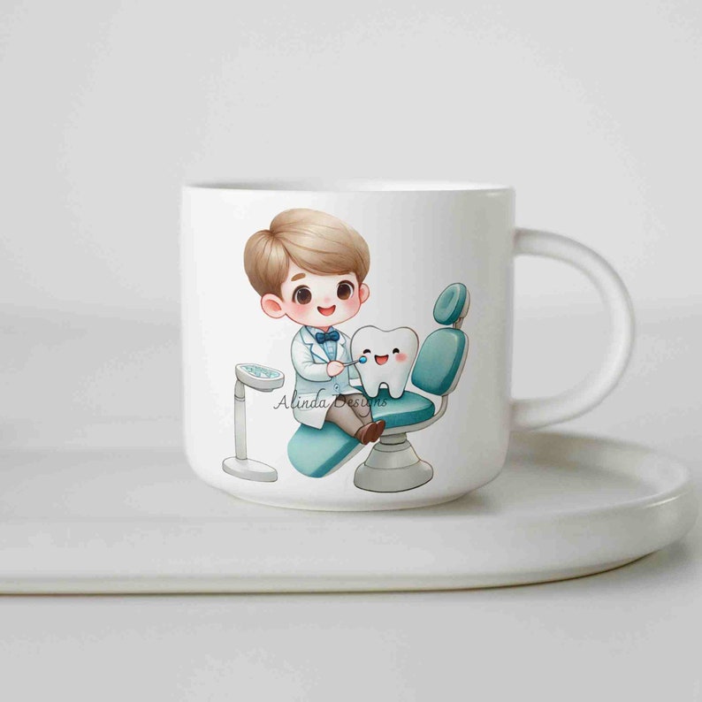 Watercolor Dentist Medical Clipart, Dental Hygienist Illustrations ...