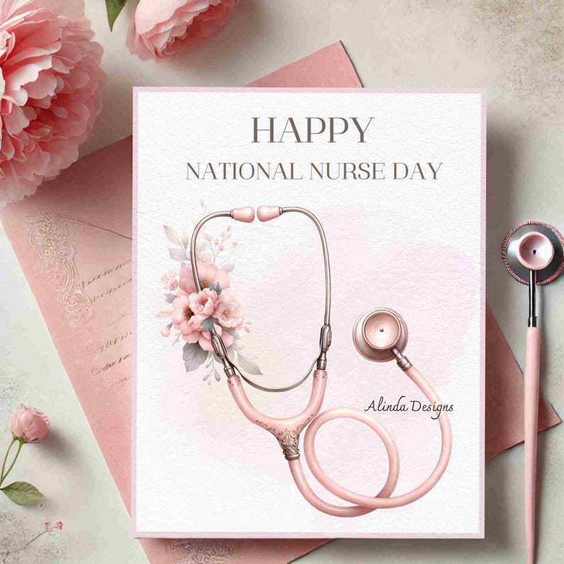 Retro Pink Nurse Clipart: Vintage Medical Graphics (digital Download ...