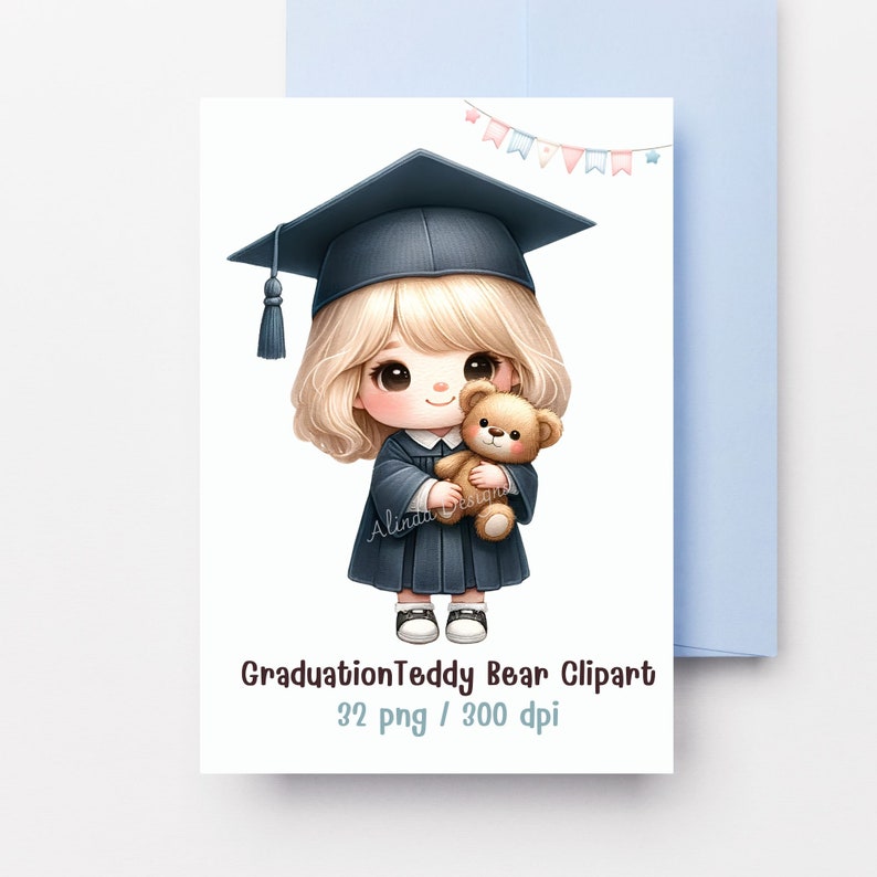 Graduation Kids Clipart: Preschool Students, Party Graphics (digital ...