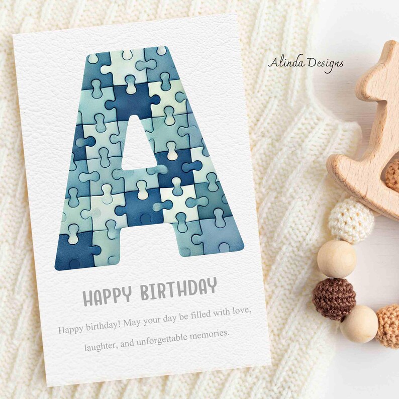 Puzzle Alphabet Clipart, Fun A-Z Puzzle Themed Letters, Educational ...