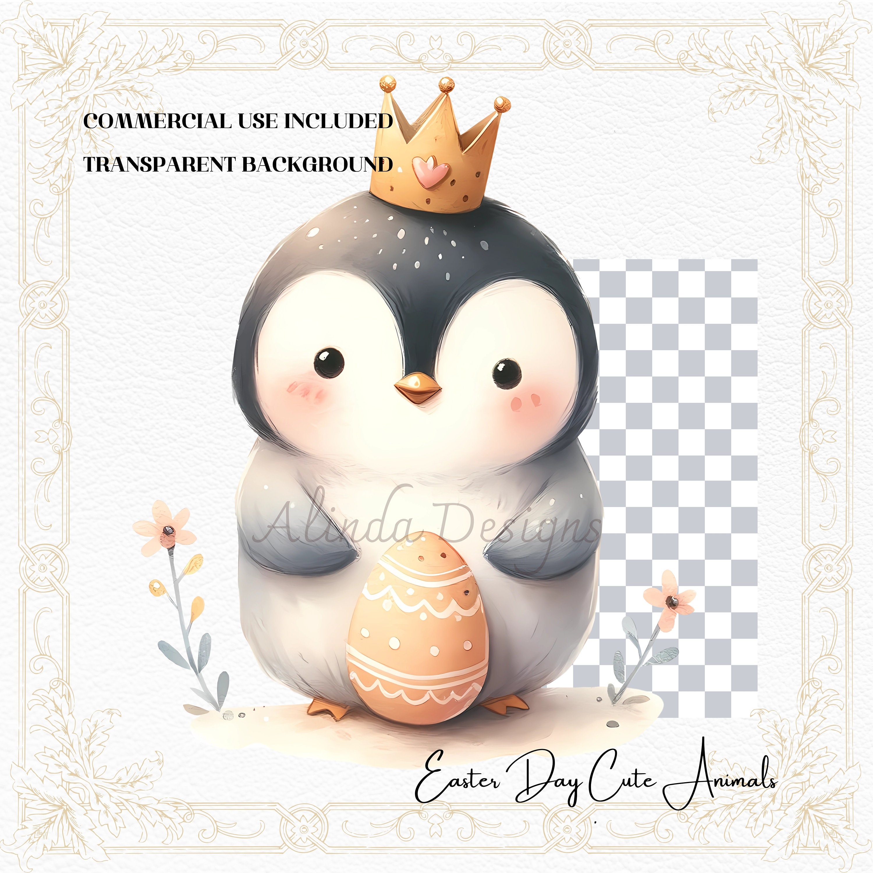 Easter Cuties Clipart, Chick & Eggs Digital Illustrations for Crafts ...