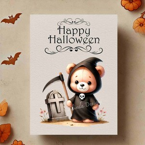 Spooky Halloween Teddy Bear Clipart: PNG Bundle (digital Download) - Etsy
