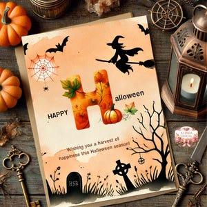 Pumpkin Alphabet Clipart Letters, Fall Halloween Font PNG for ...