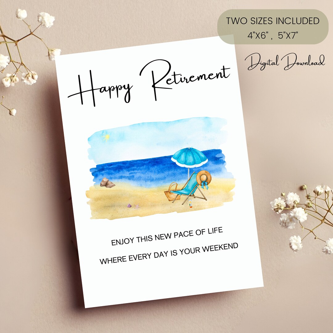 Best Wishes on Your Retirement ,retirement Card, Congratulations on ...