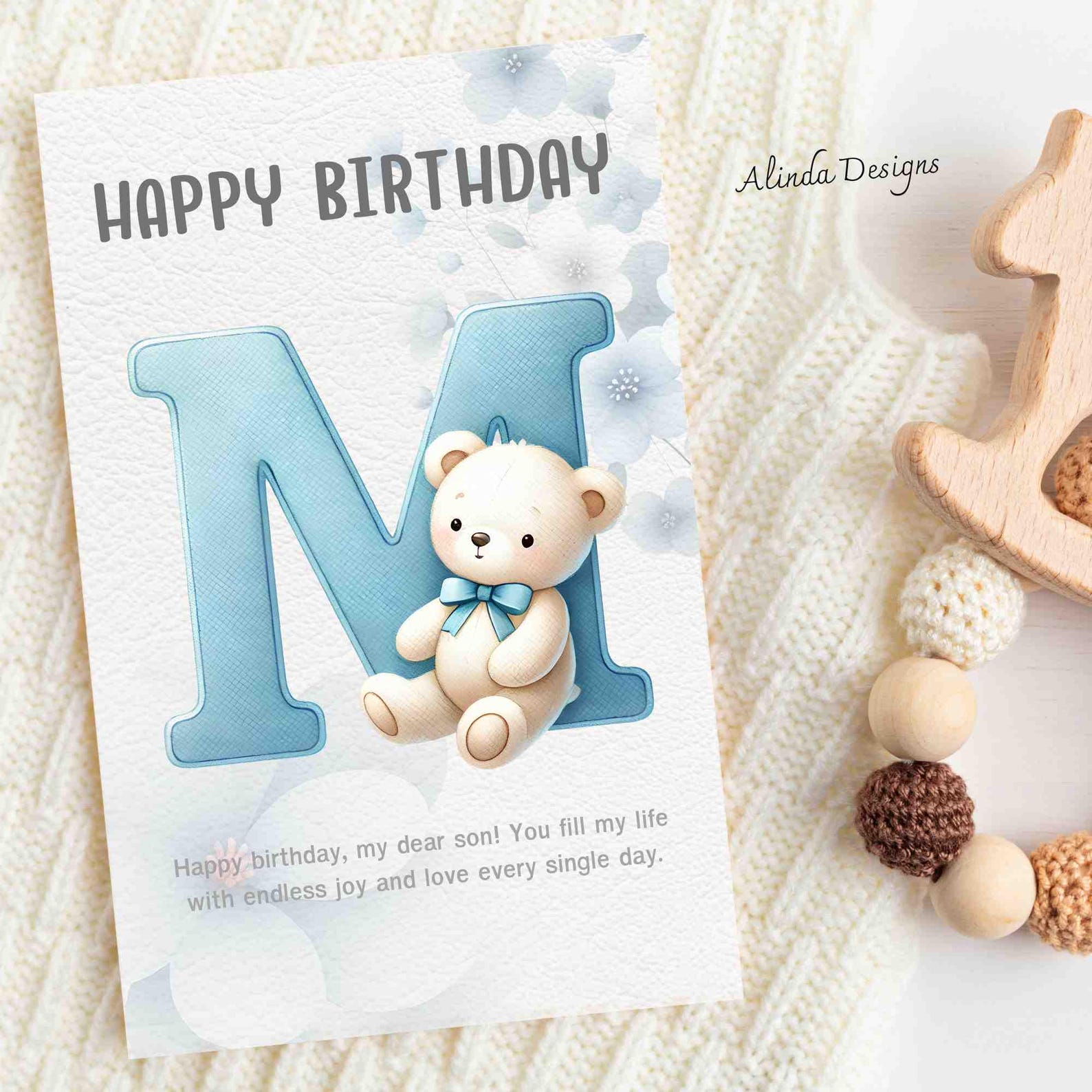 Blue Baby Shower Alphabet Clipart: A-Z Letters (digital Download) - Etsy