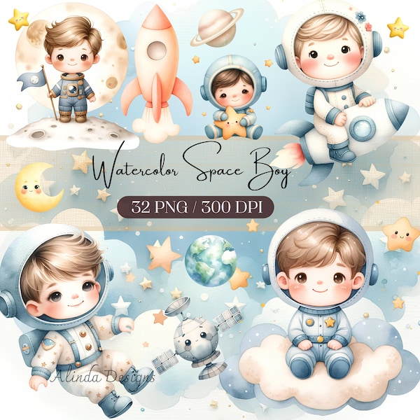 Astronaut Clipart - Etsy