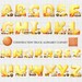 Construction Truck Alphabet Clipart: Kids' Decor (PNG Digital Download ...