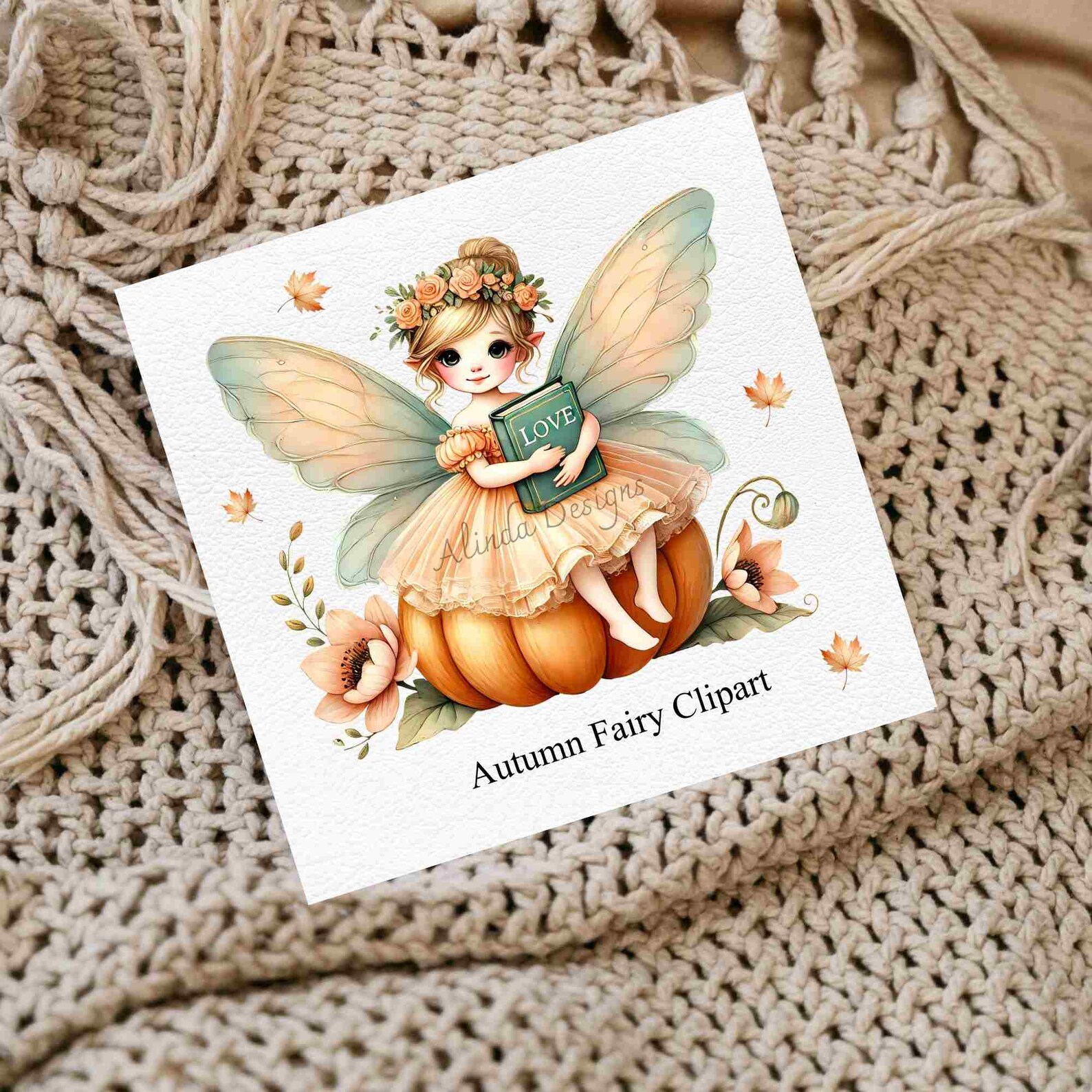 Autumn Fairy Watercolor Clipart, Fall Fairy Art, Fairy Graphics ...