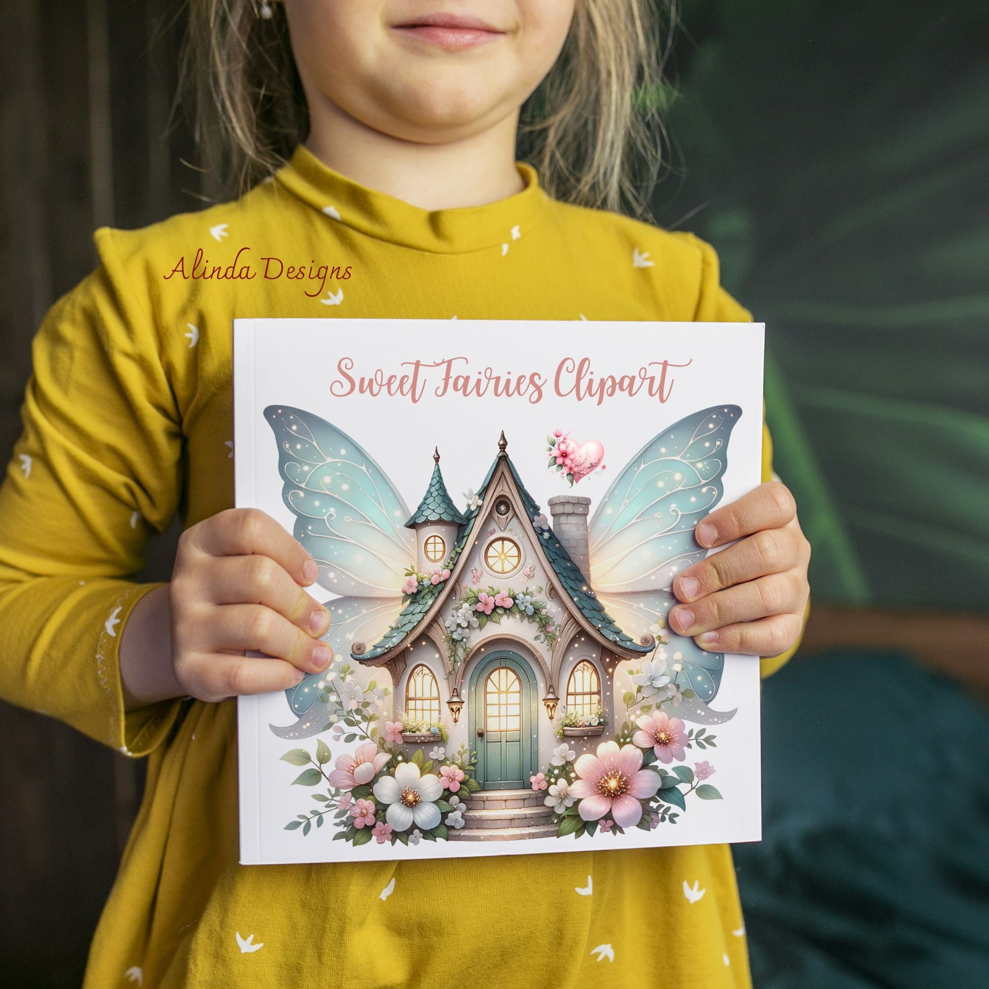 Sweet Fairy Clipart Set, Cute Fairy Graphics, Magic Fairy Art, Fantasy ...