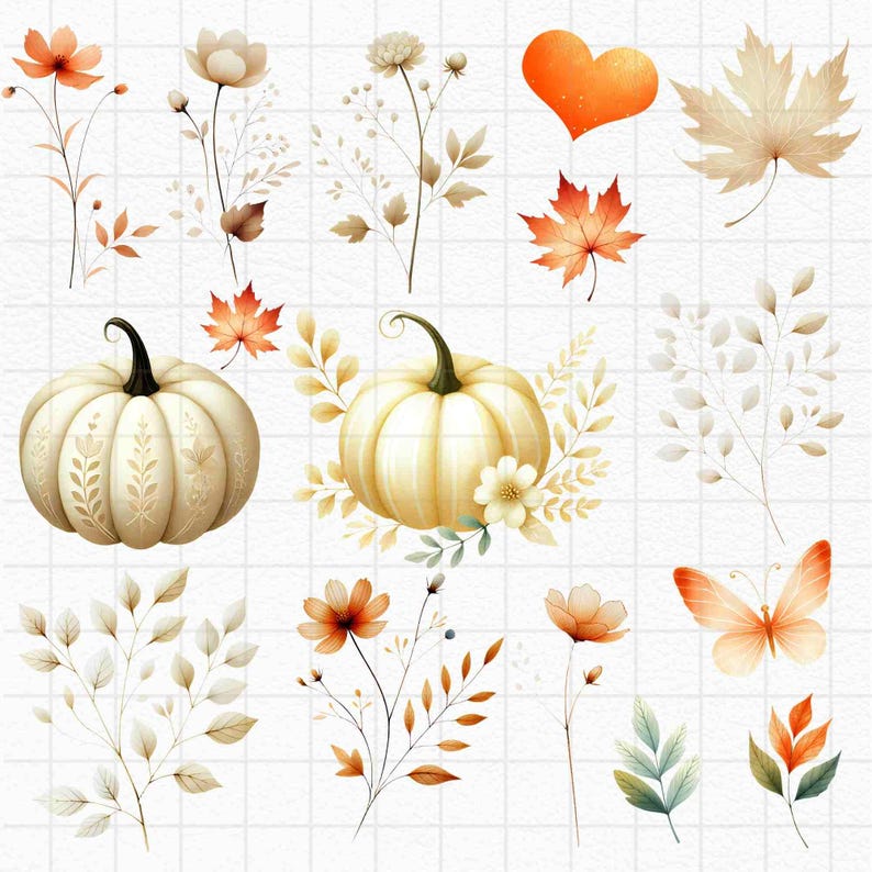 Autumn Little Girls Clipart, Fall Kids Clip Art for Crafts, Invitations ...