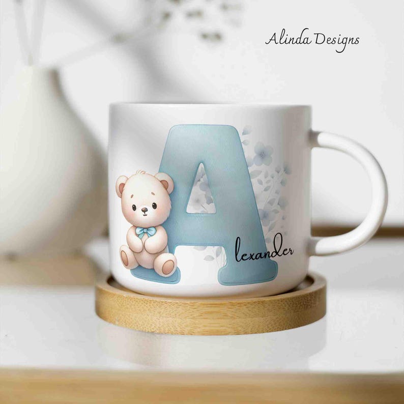 Blue Baby Shower Alphabet Clipart: A-Z Letters (digital Download) - Etsy