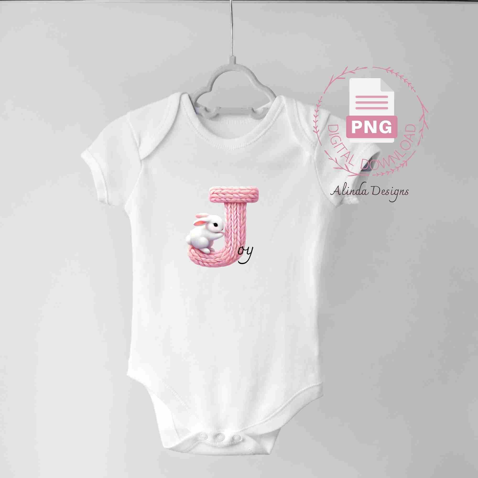 Pastel Bunny Alphabet and Numbers Clipart, Cute Rabbit Letter and ...