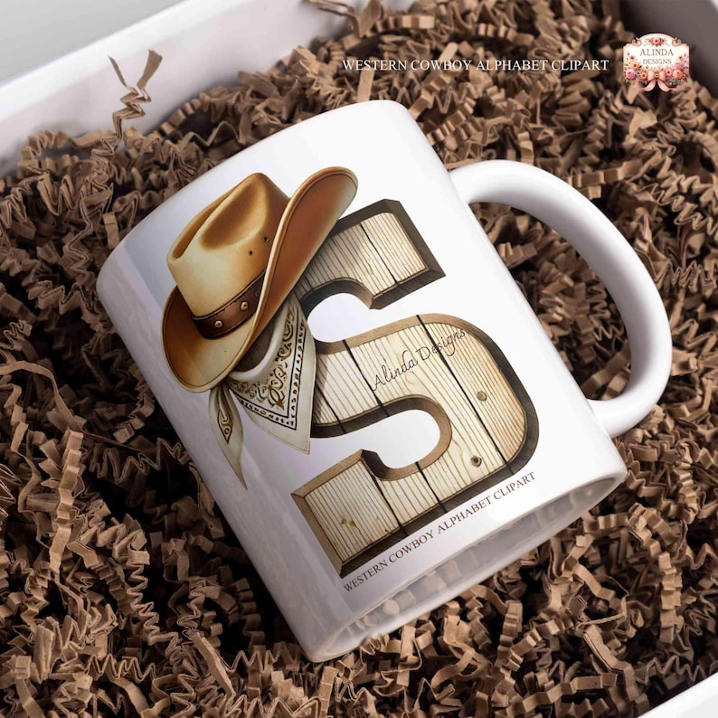 Western Cowboy Alphabet Clipart: Rustic Wood Letters PNG - Etsy