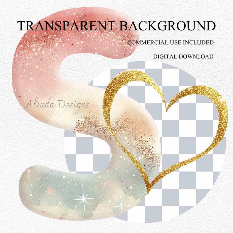 Pink Glitter Alphabet Clipart: Elegant Sparkle Letters PNG - Etsy Australia