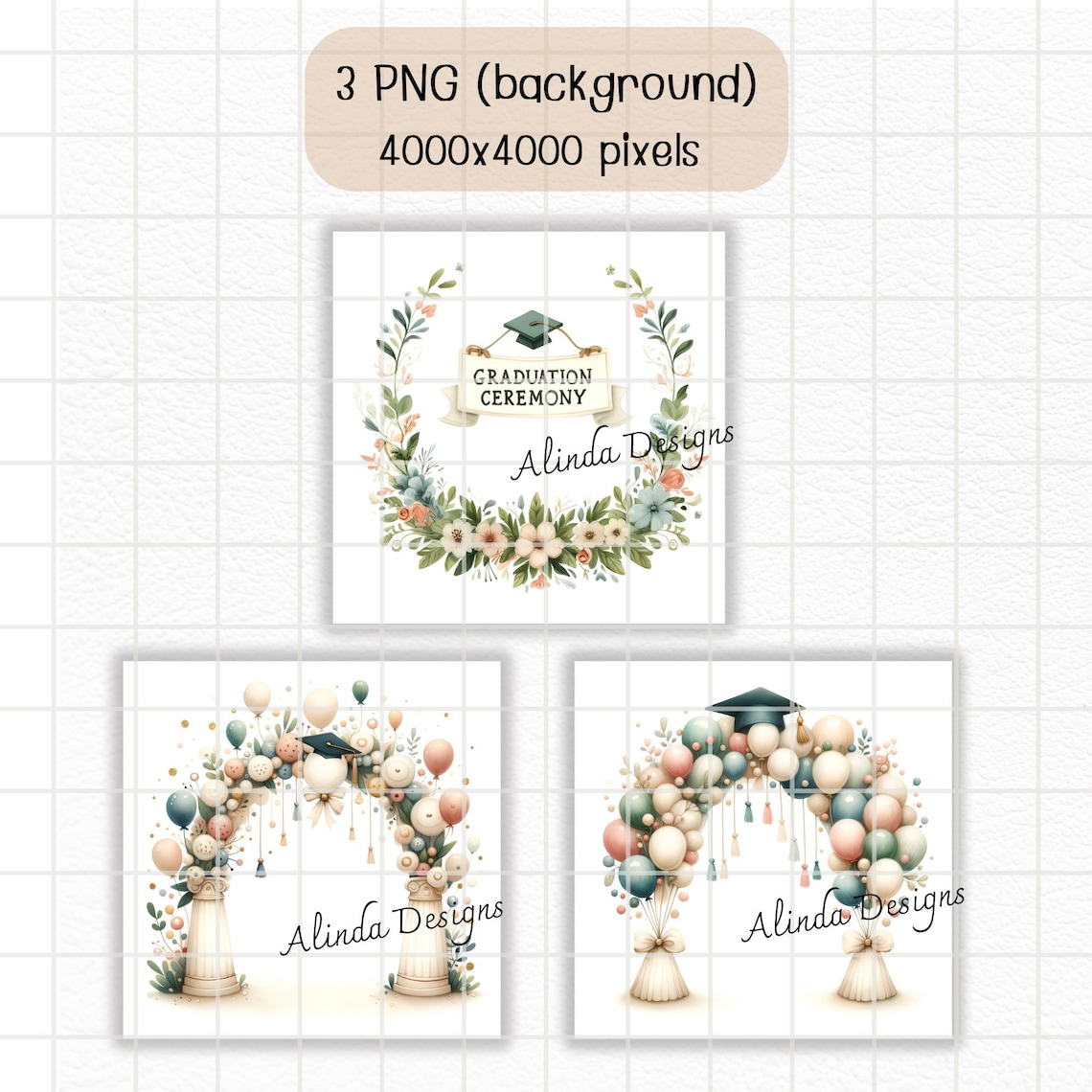 Graduation Teddy Bear Clipart, Cute Digital Bears in Caps and Gowns ...