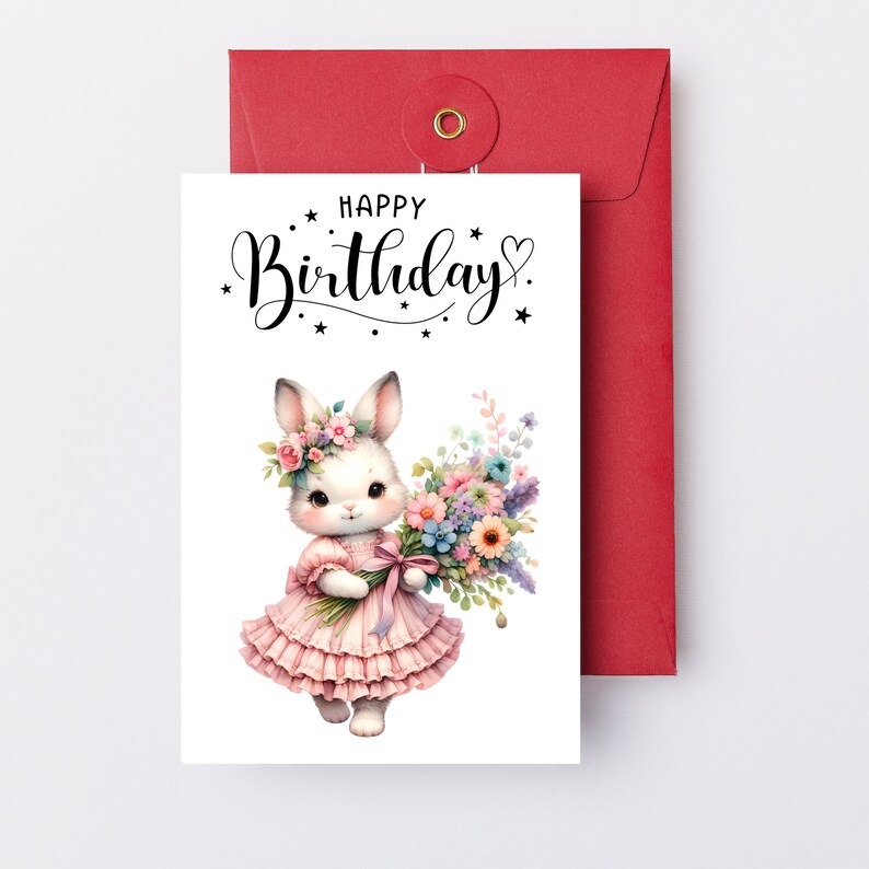 Bunnies Clipart, Spring Clipart Set, Easter Clipart Retro, Cute Bunny ...