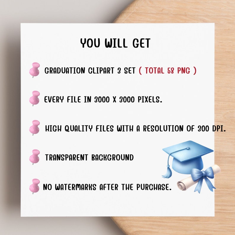 Graduation Clipart Bundle: Caps, Diplomas, Tassels (digital Download ...