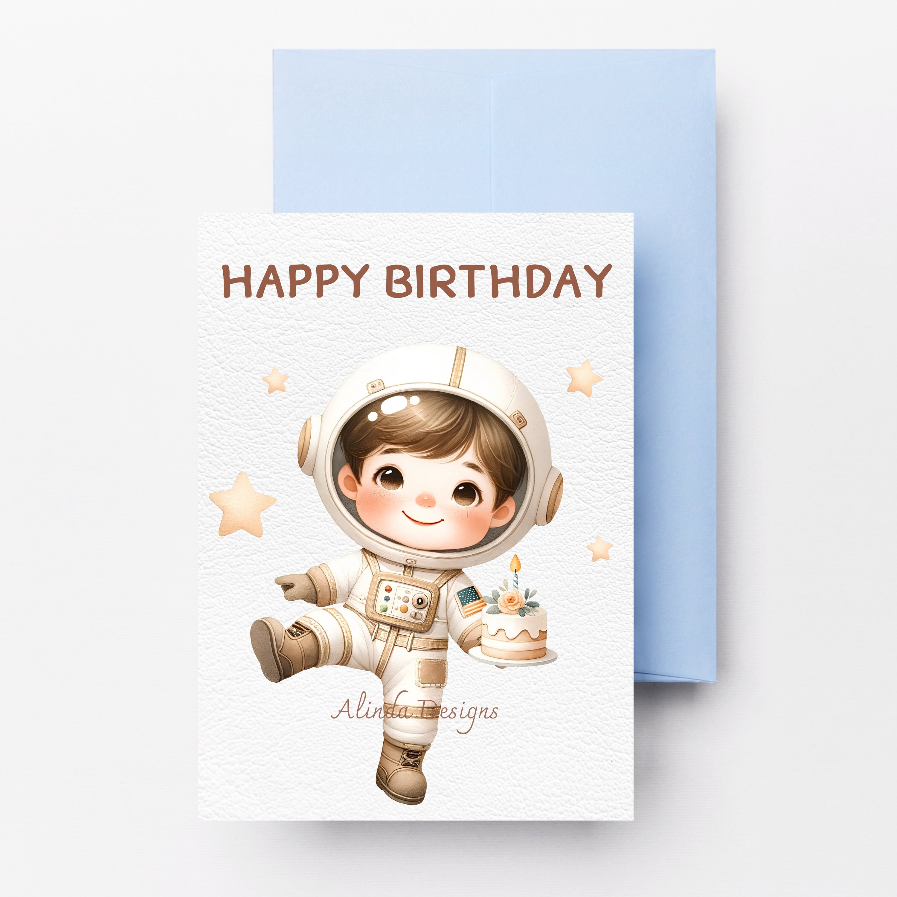 Watercolor Space Clipart for Kids Birthday, Digital Download, Space ...