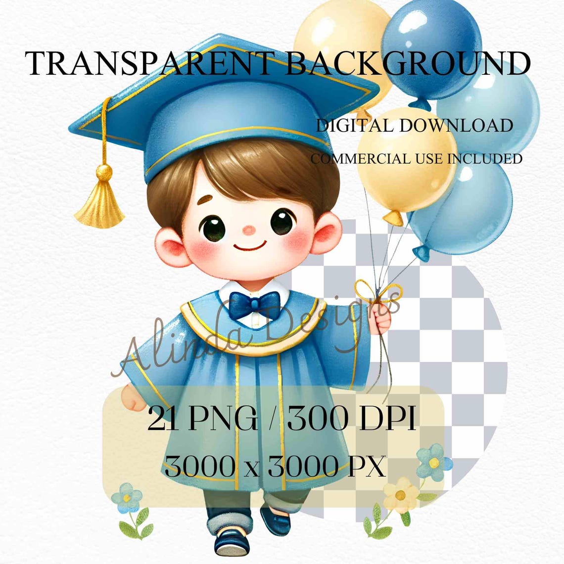 Graduation Clipart, Cute Graduate Kids PNG, Graduation Boys and Girls ...