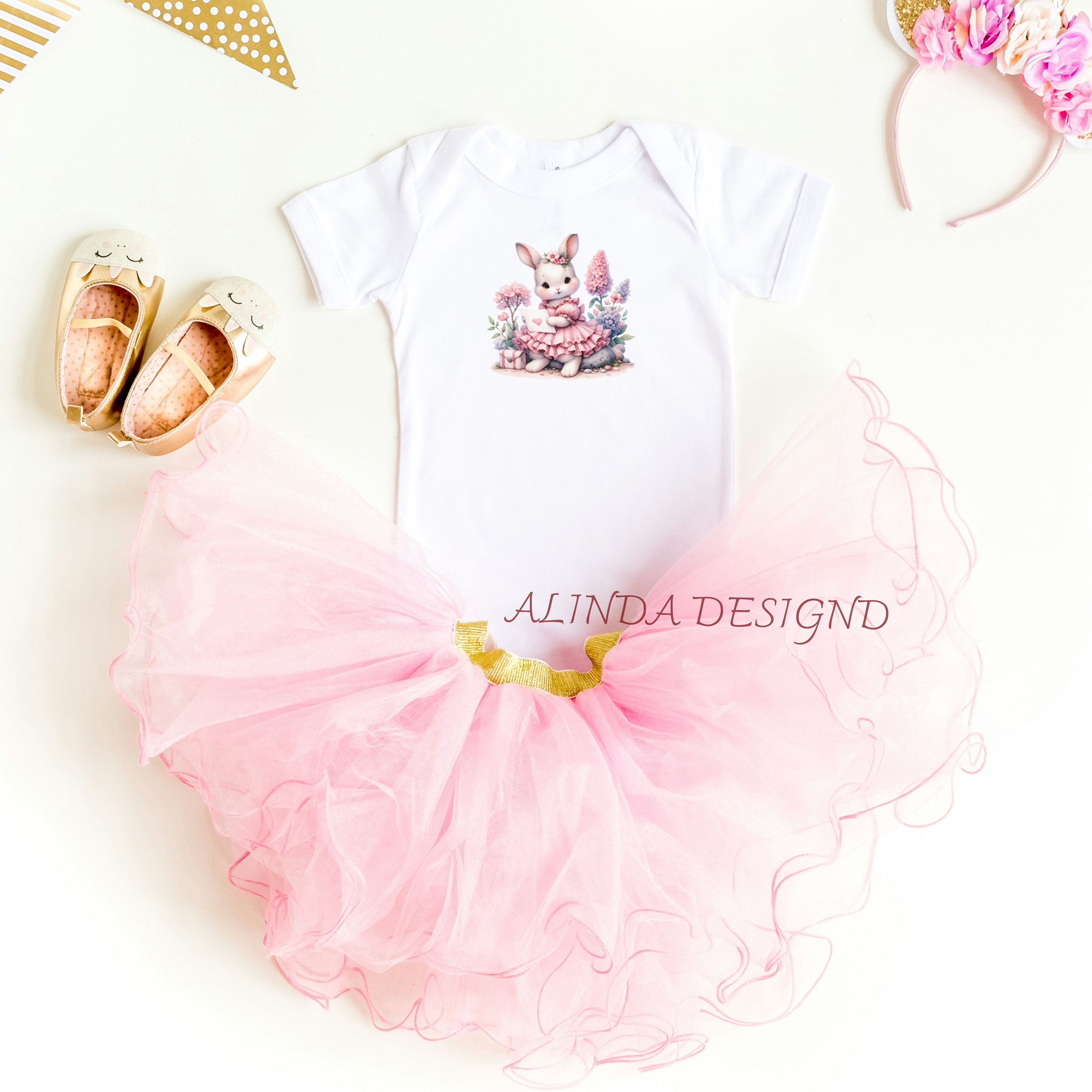 Bunnies Clipart, Spring Clipart Set, Easter Clipart Retro, Cute Bunny ...