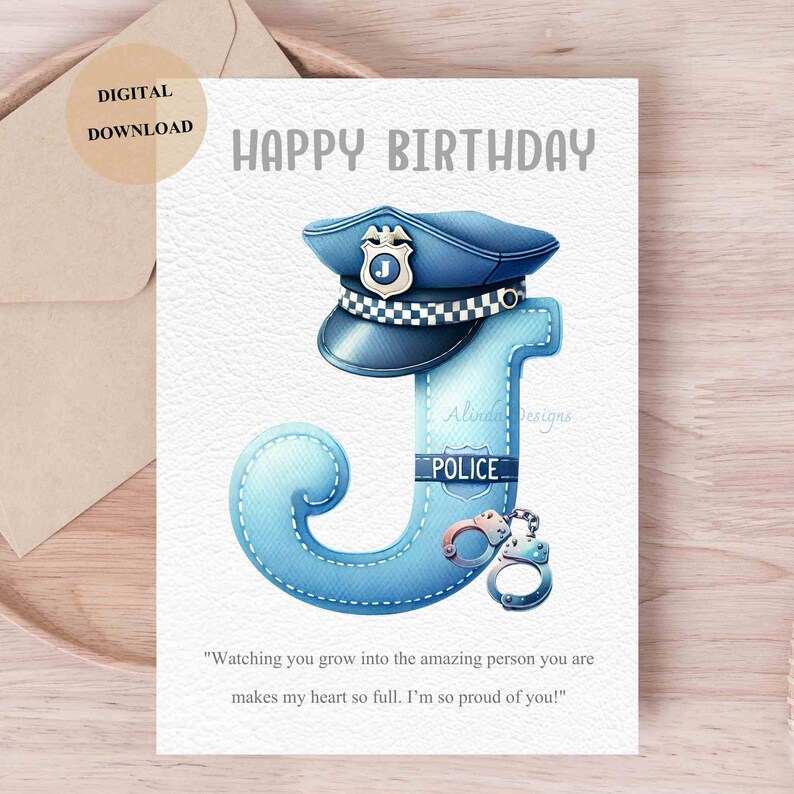 Police Alphabet Letters & Numbers PNG, Cute Cop Clipart, Blue Police ...