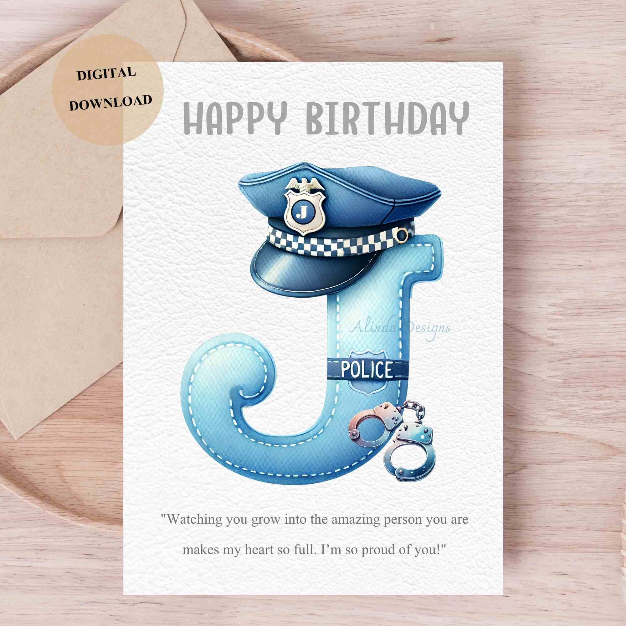 Polizei Alphabet Buchstaben & Zahlen PNG, Niedliche Cop Clipart, Blaue ...