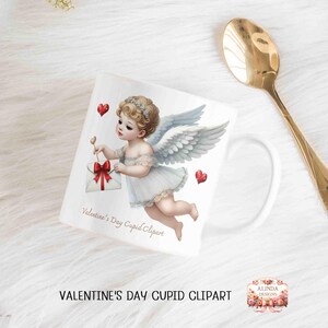 Valentine’s Day Cupid Clipart, Cute Love Angels PNG, Romantic ...