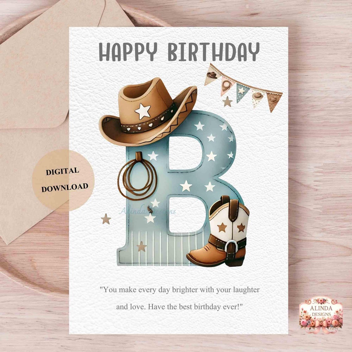 Western Cowboy Alphabet Clipart: Rustic A-Z Letters (PNG Files) - Etsy