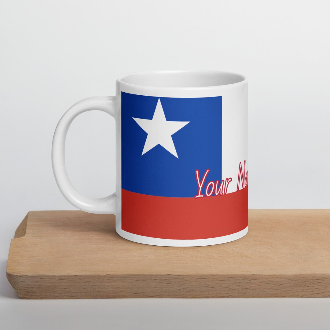 Chile Personalize Flag Mug - National Flag - Statement Mug | Gift for ...