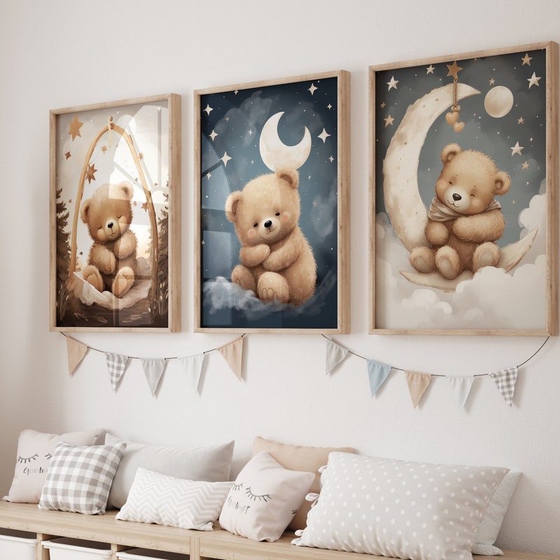 Teddy Bear Nursery Decor - Etsy