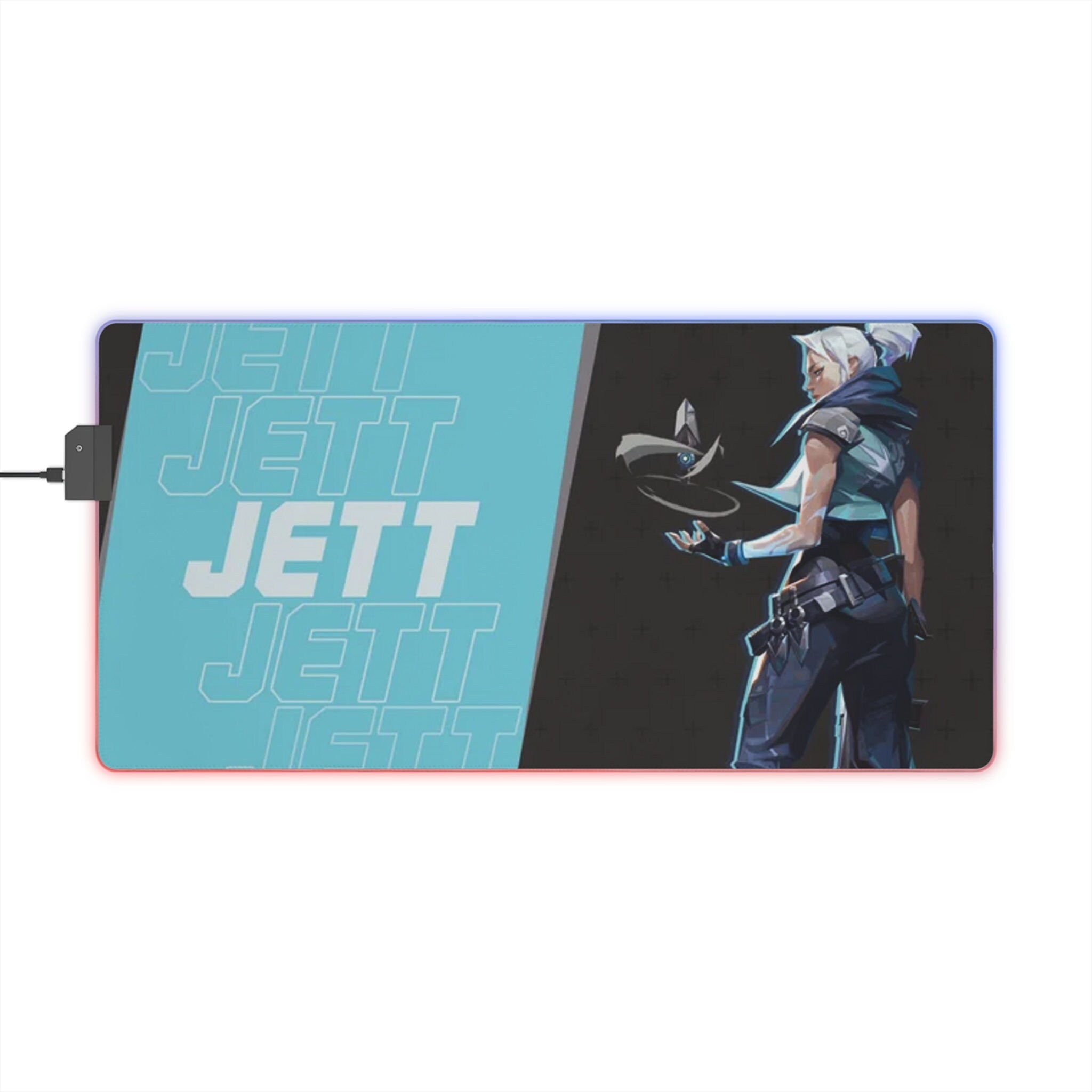 Valorant Jett LED Gaming Mouse Pad - Etsy