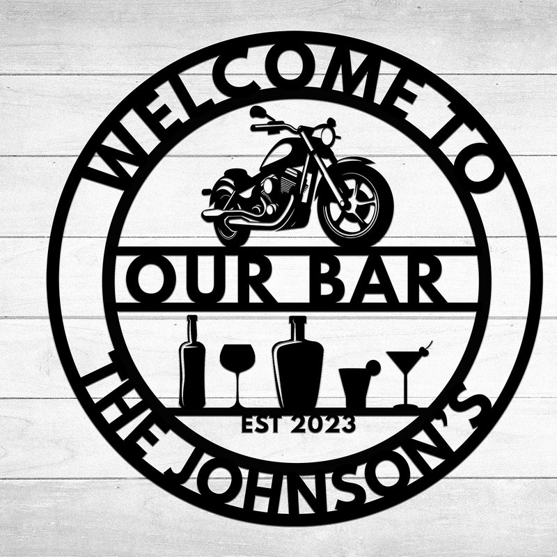 Harley Welcome Sign - Etsy