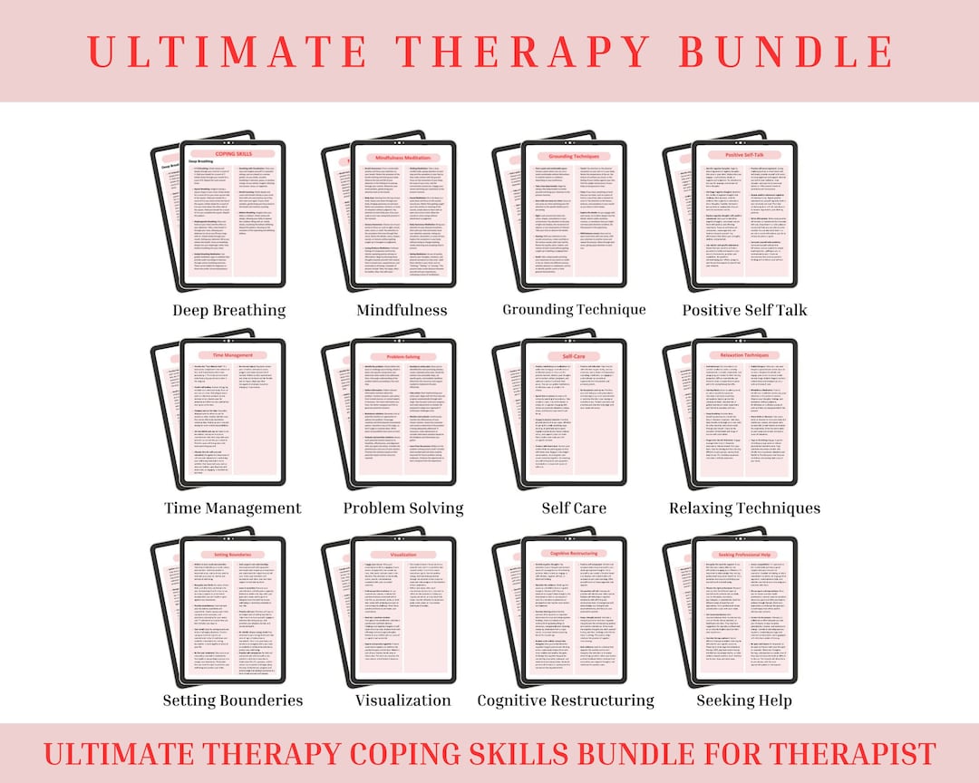The Ultimate Therapy Bundle With Printable Resources, Therapy ...