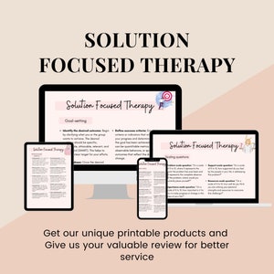 Solution Focused Therapy Questions Cheat Sheet, Therapy Session Questions, Sfbt, Printable ...