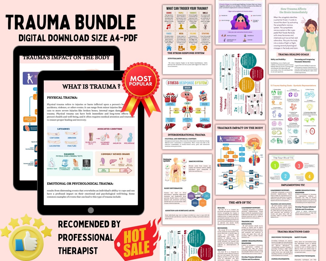 Trauma and Trauma Informed Care Educational Bundle - Etsy