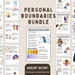 Personal Boundary Worksheets, Therapy Worksheets, Personal Space ...