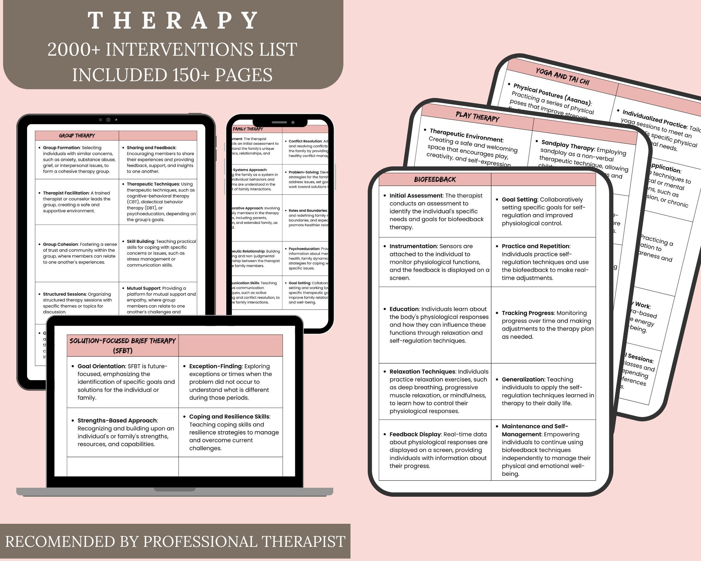 Therapeutic Interventions, Therapy Intervention List, Therapist Cheat ...