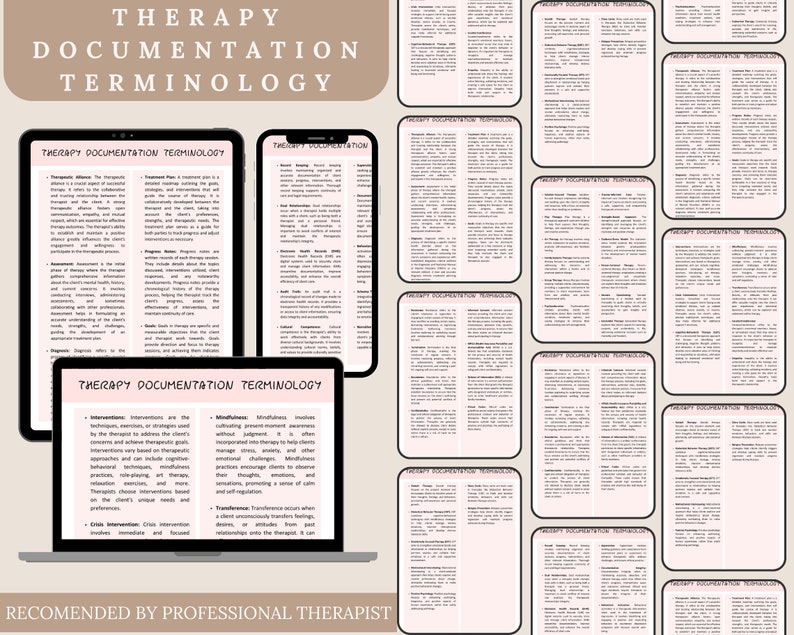 Therapy Progress Notes Cheat Sheet Bundle Smart Goals Treatment Plan ...
